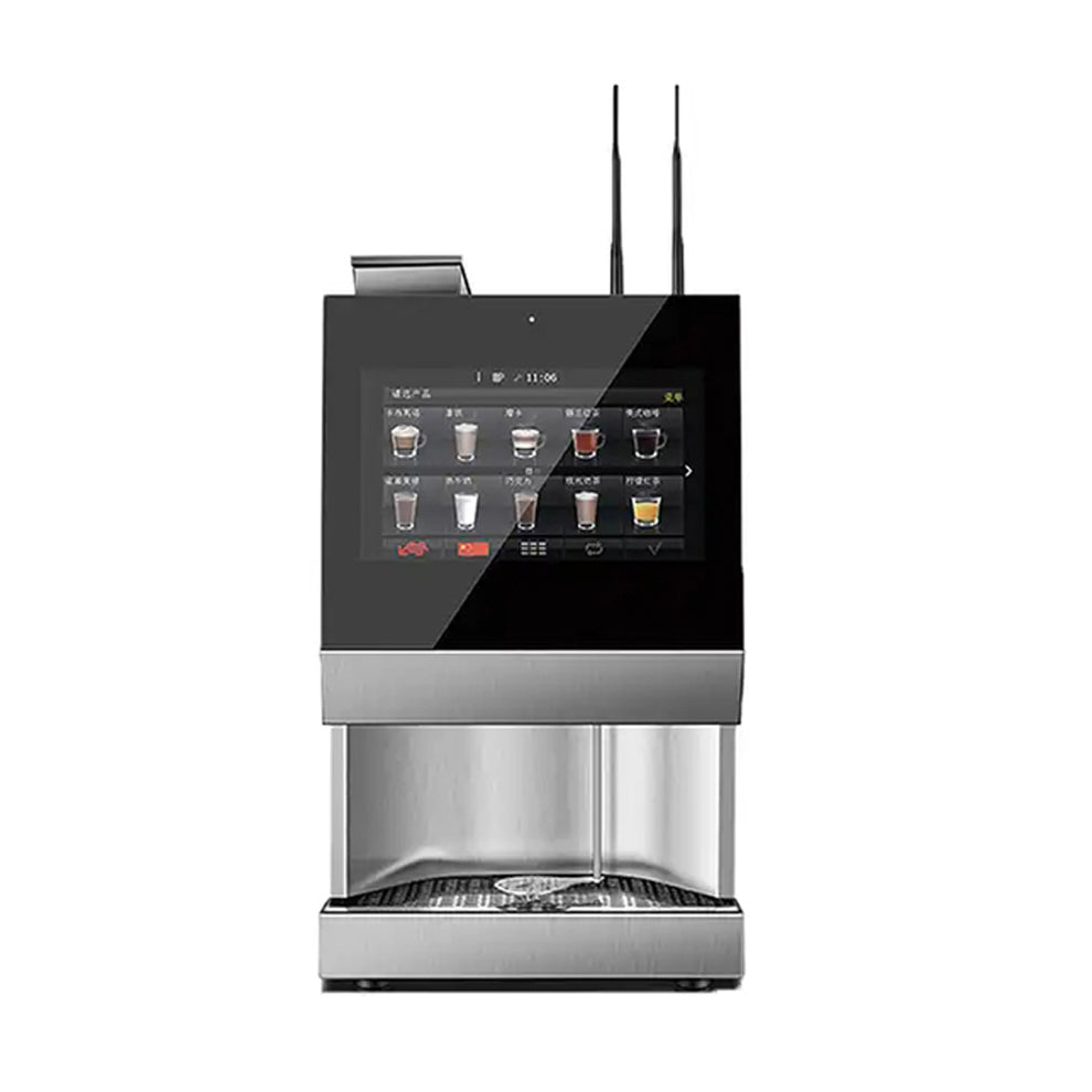 Instant Table-Top Coffee Vending Machine with 15.6＂Touch Screen, Autom ...