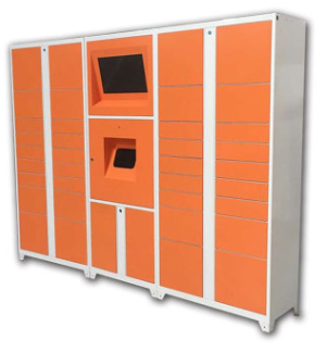Metal Indoor/Outdoor Parcel Filing Cabinet Smart Box Parcel storage Lo ...